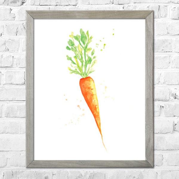 Carrot Painting - Etsy