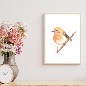 Bird Art, Birds Watercolor Print, Bird Wall Decor, Bird Print ...