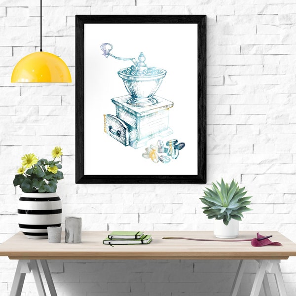 Coffee Art Print - Etsy