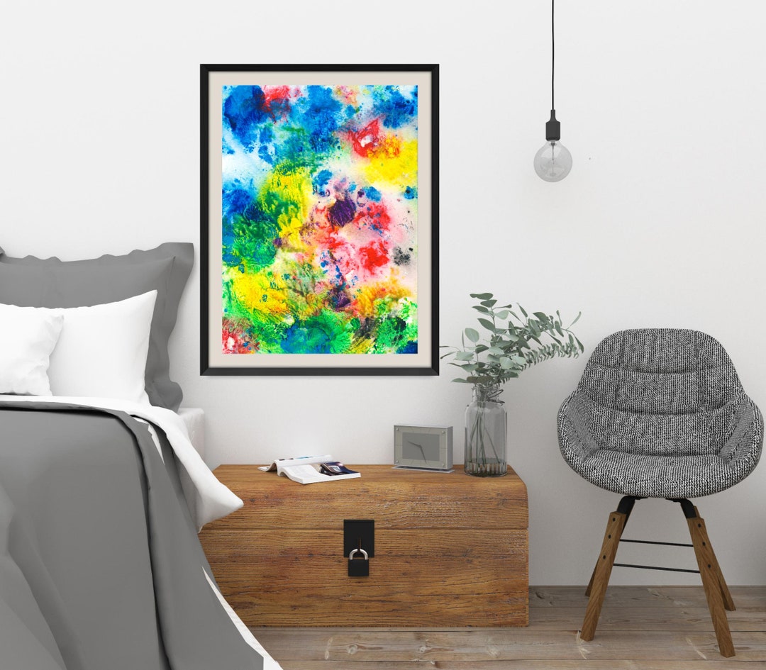 Abstract Painting Print, Abstract Art Print, Abstract Watercolor ...