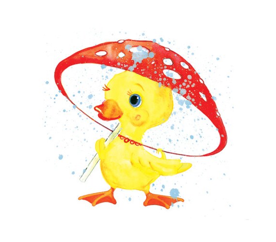 Baby Girl Duck Cartoon