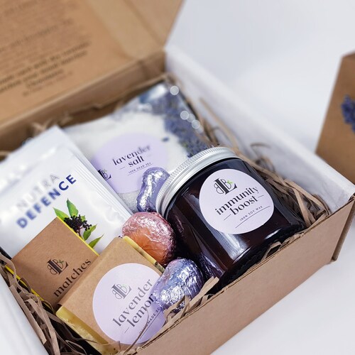 Wellbeing Health Immunity Boosting Gift Box Personalised Eco - Etsy