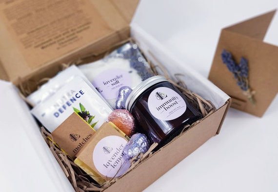 Wellbeing Health Immunity Boosting Gift Box Personalised Eco - Etsy