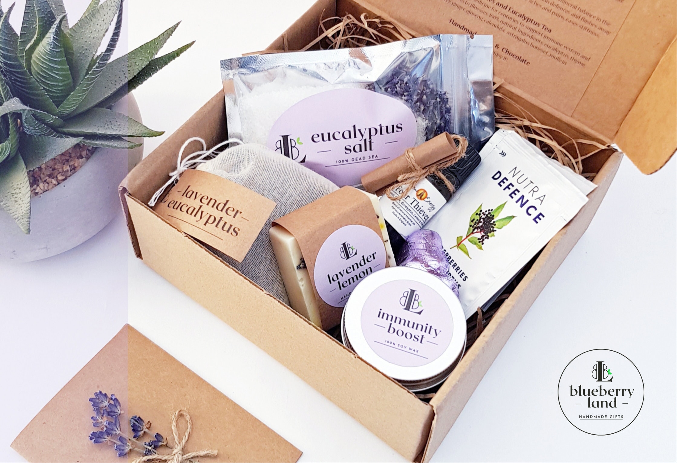 Wellbeing Health Immunity Boosting Gift Box Personalised Eco - Etsy UK