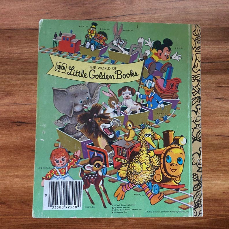 The Wizard of Oz Little Golden Book, Vintage 1980 Classic Children's ...