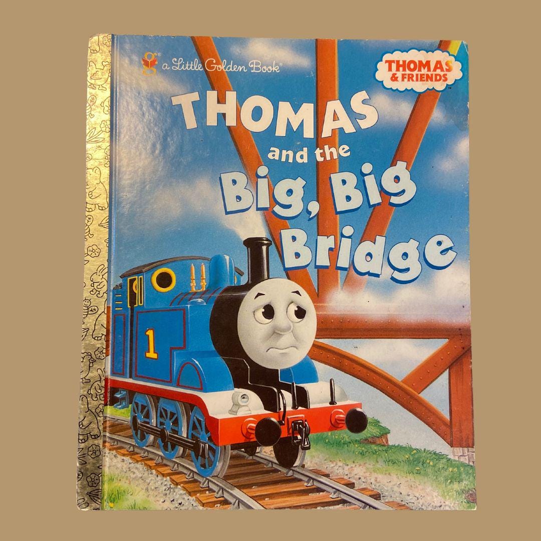 Thomas and the Big, Big Bridge Little Golden Book, Vintage Children's ...