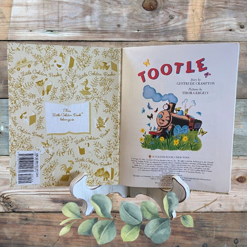 Tootle Little Golden Book, 1973 Hardcover Collectible Train Storybook ...
