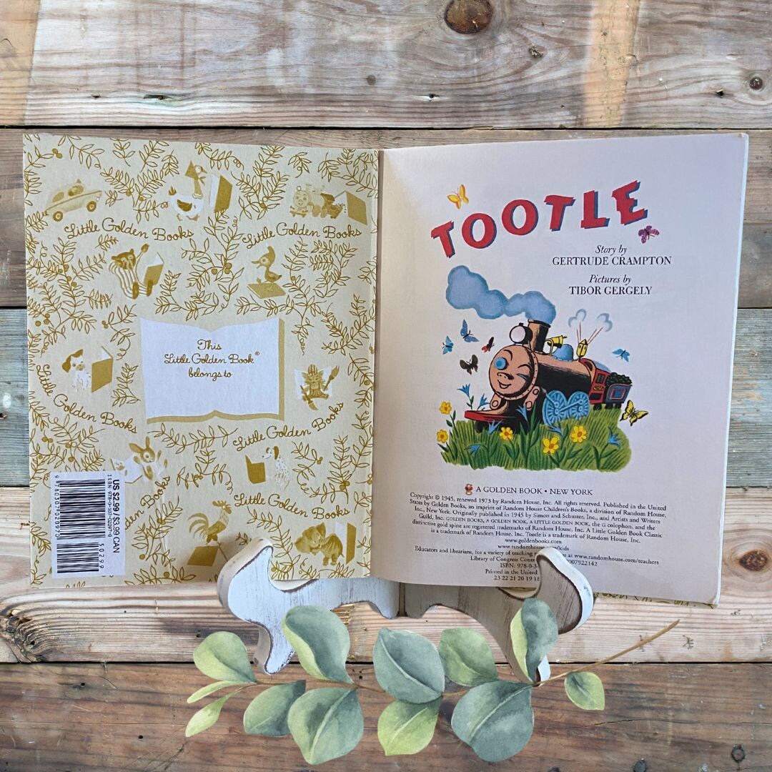 Tootle Little Golden Book, 1973 Hardcover Collectible Train Storybook ...