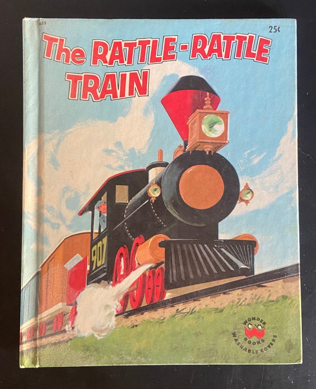 1957 the Rattle-tattle Train Wonder Book, Children's Hardcover ...