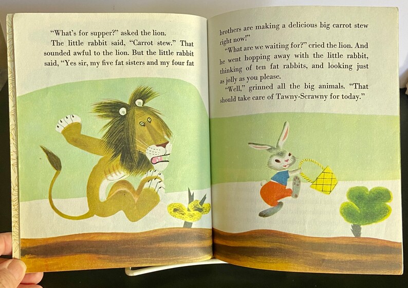 Tawny Scrawny Lion Little Golden Book, 1979 Children's Collectible ...