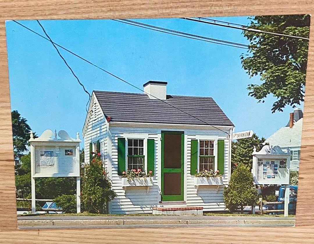 Chatham Cape Cod MA Information Booth Postcard, Americana Advertising ...