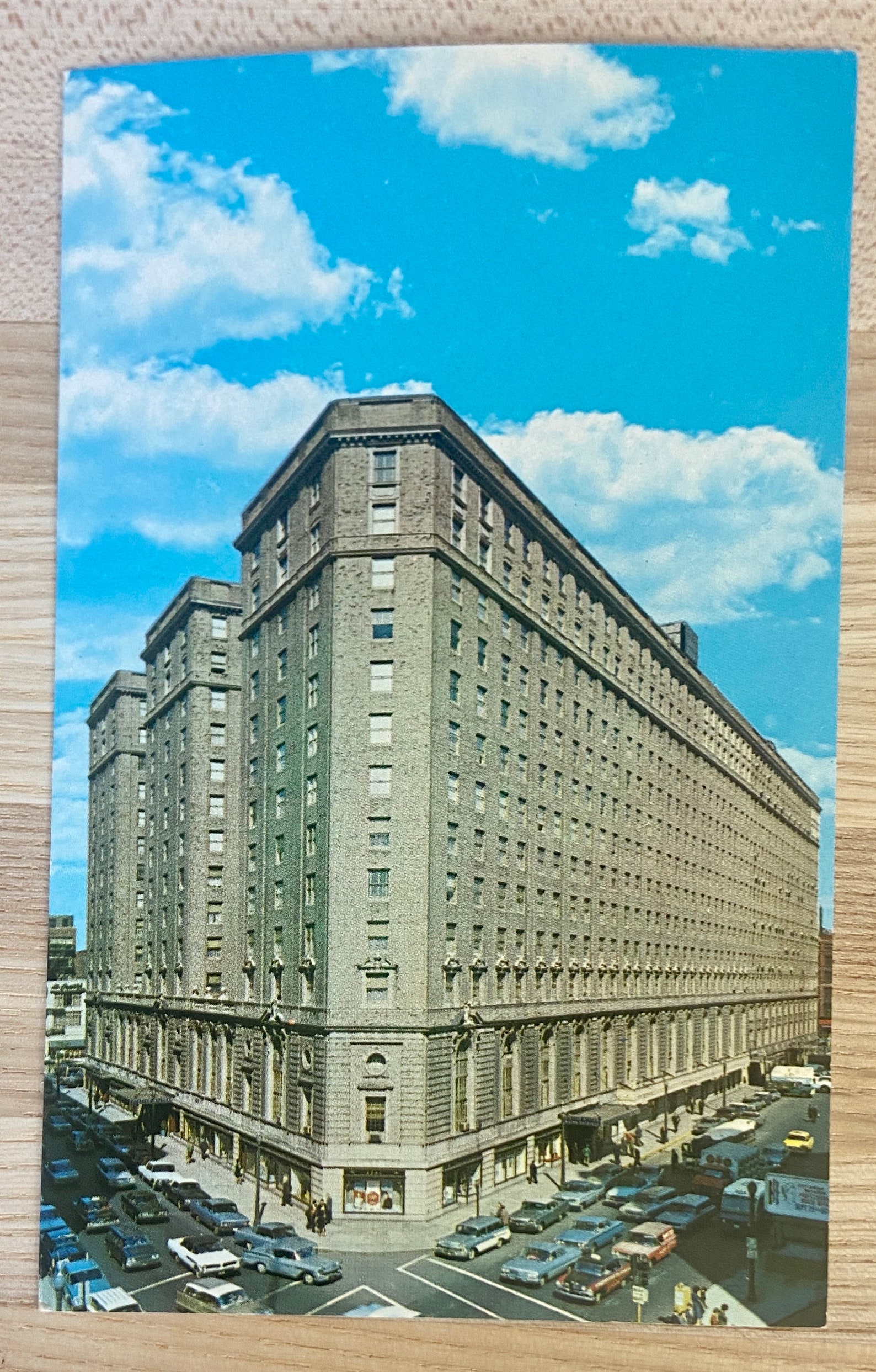 Park Square Boston MA, the Statler Hilton Vintage Postcard, Home of ...