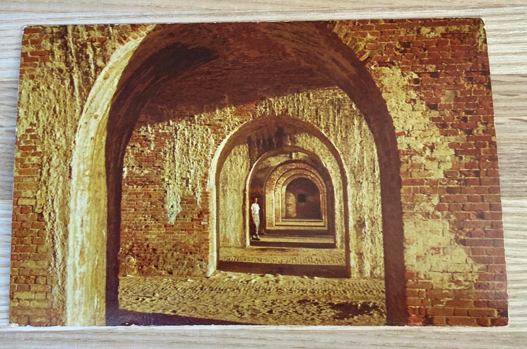 Fort Morgan State Park Alabama Vintage Postcard, A Deep South Post Card ...