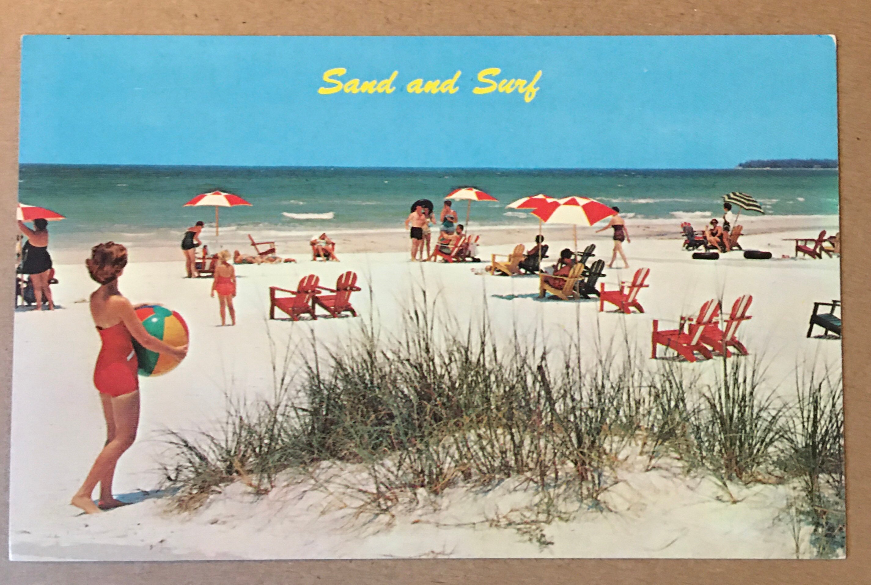 Retro Beach Postcards