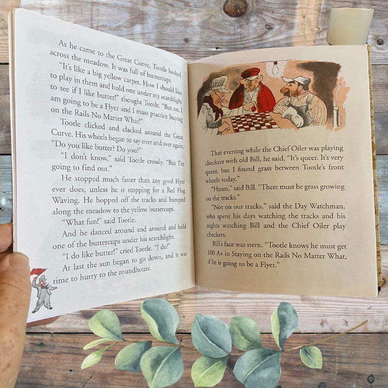 Tootle Little Golden Book, 1973 Hardcover Collectible Train Storybook ...