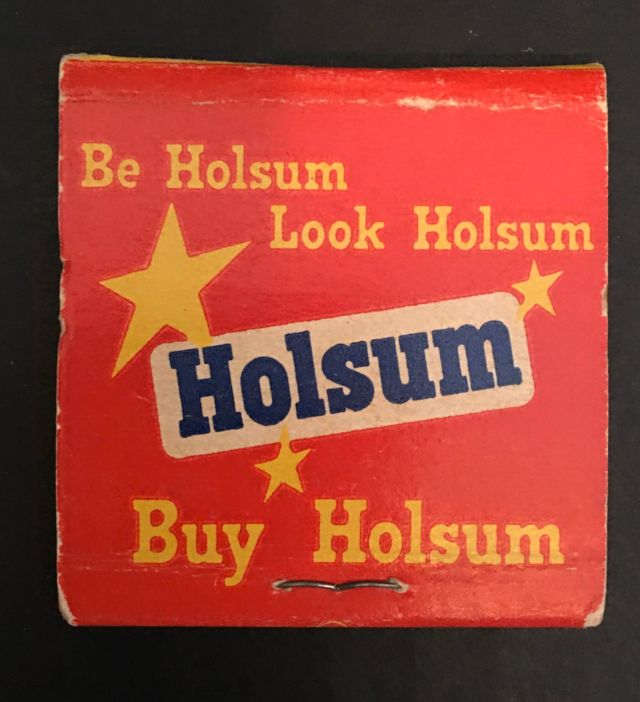 Vintage Holsum Bread Advertising Matchbook Style Fingernail File - Be ...