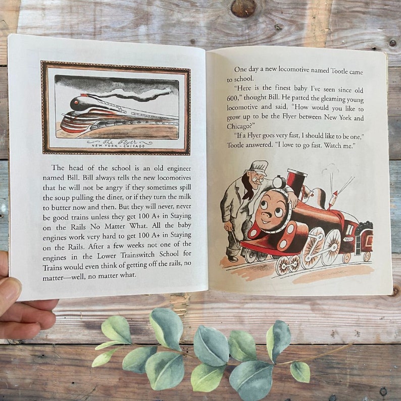 Tootle Little Golden Book, 1973 Hardcover Collectible Train Storybook ...