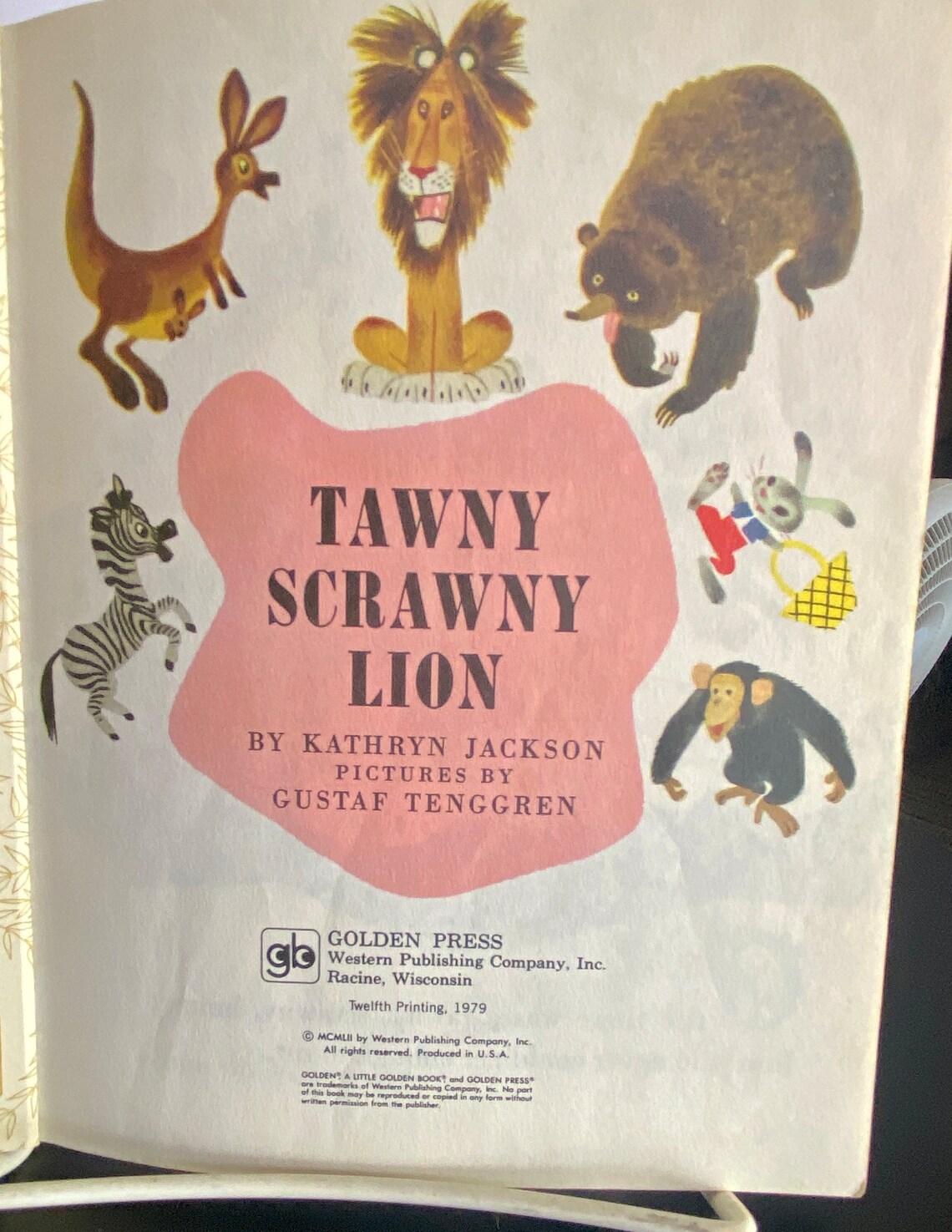 Tawny Scrawny Lion Little Golden Book, 1979 Children's Collectible ...