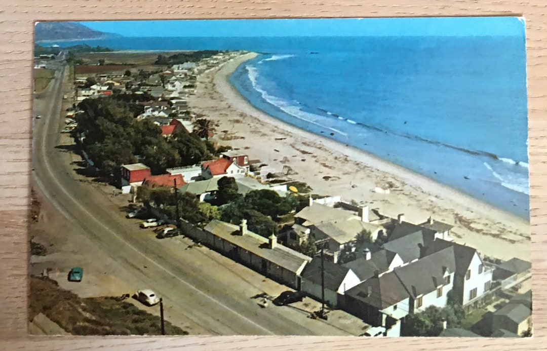 Malibu Beach Calif Postcard, Tourism Advertising Souvenir Memorabilia ...
