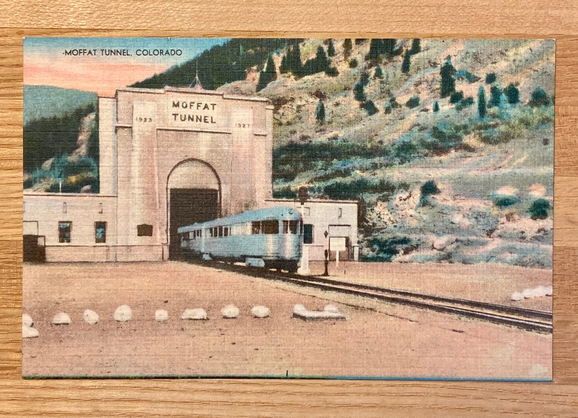 Colorado History Moffett Tunnel Postcard, Train Collectible Vintage ...