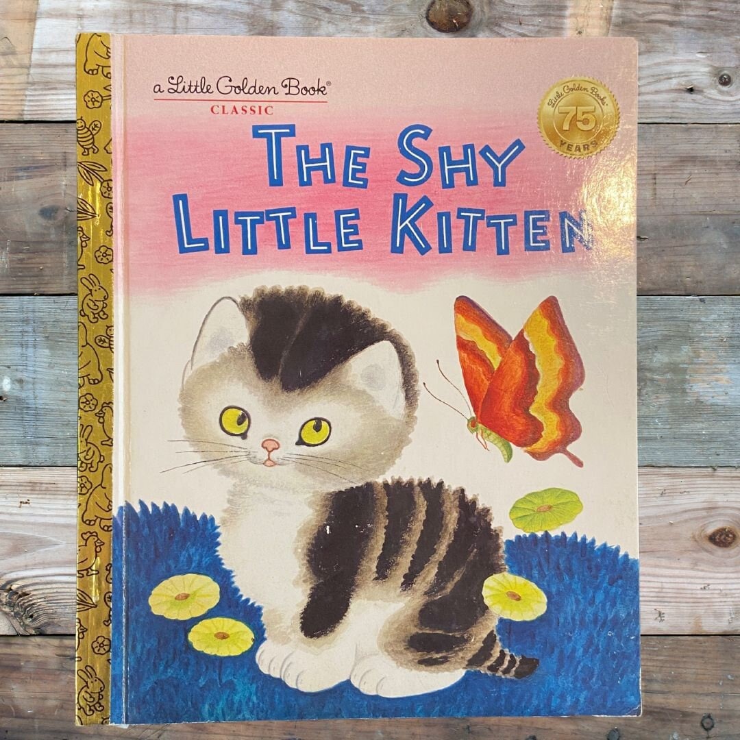 The Shy Little Kitten Little Golden Book 1974 Hardcover Collectible ...