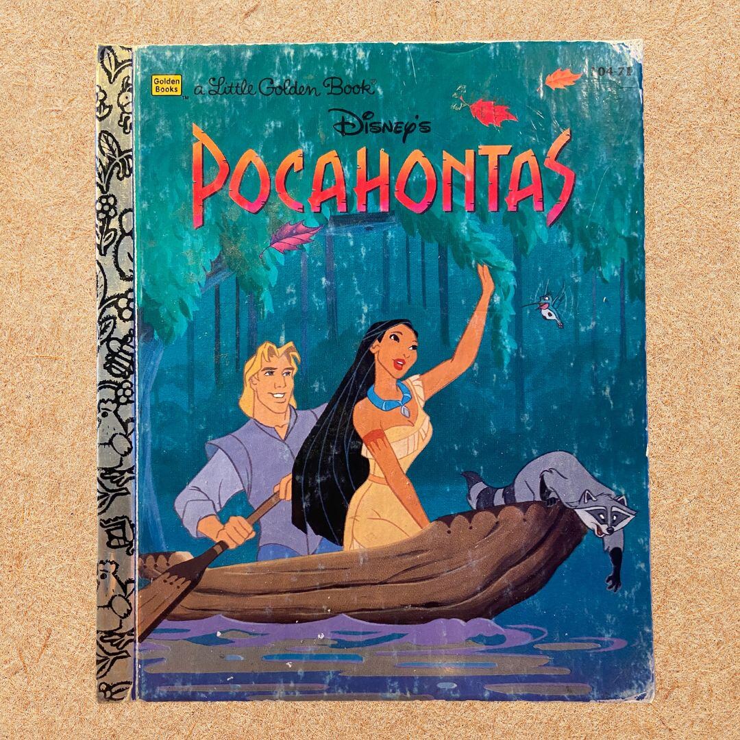 Pocahontas Little Golden Book, Vintage Walt Disney's 1995 Hardcover ...