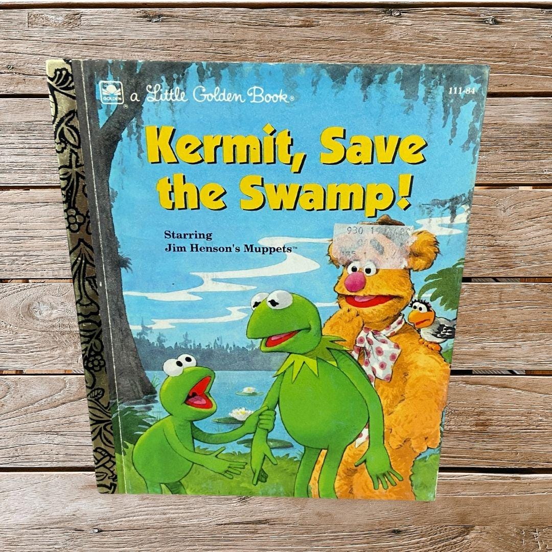 Kermit, Save the Swamp! Little Golden Book, Hardcover Children's ...