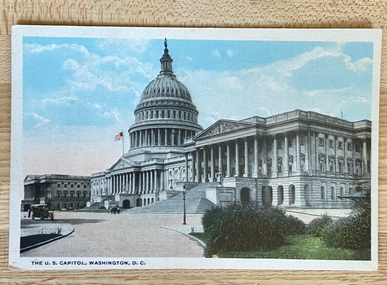 The United States Capital Washington DC Postcard, American Historical ...