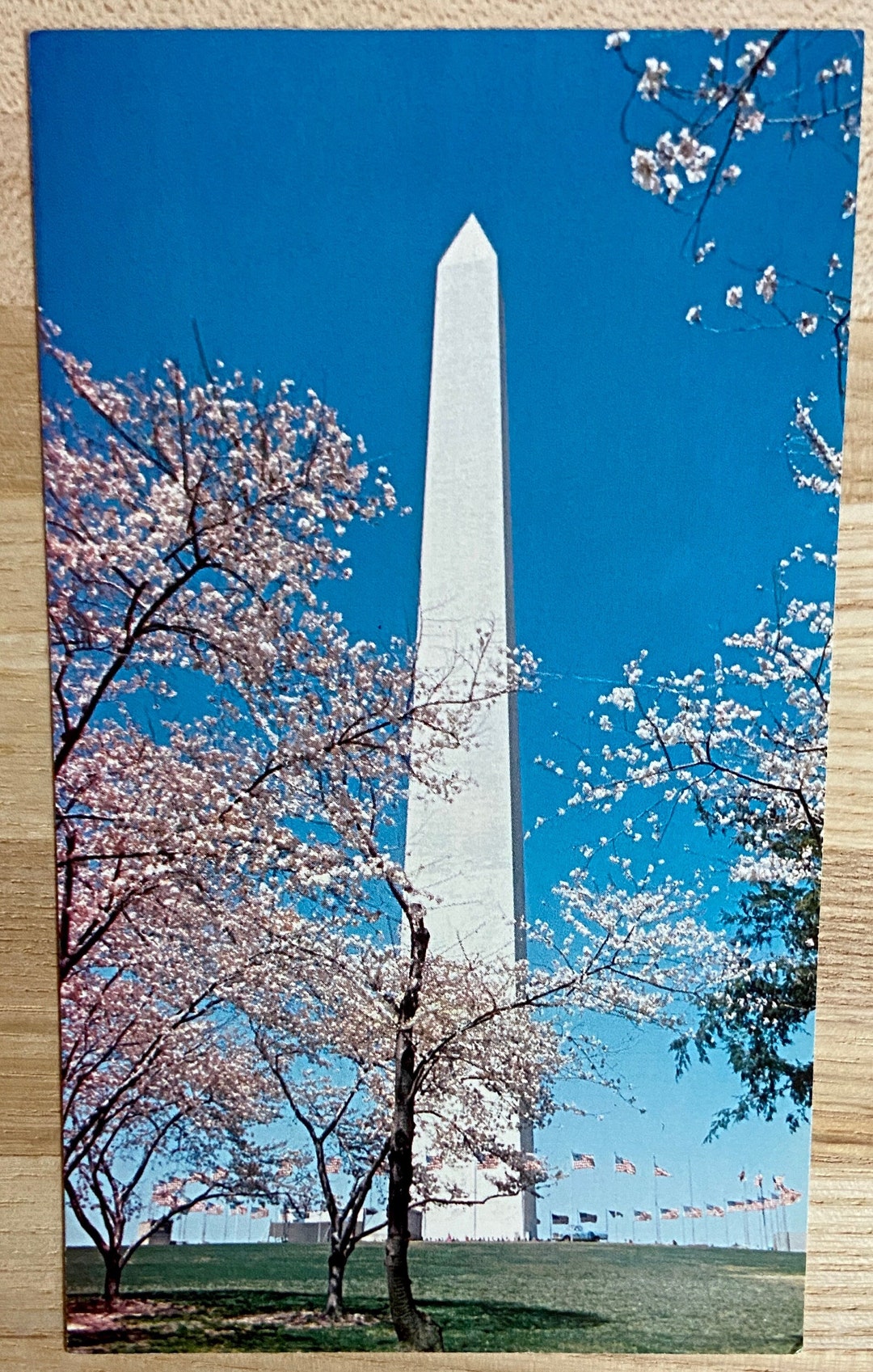 Washington Mounument Postcard, Memorial to Our First President Vintage ...