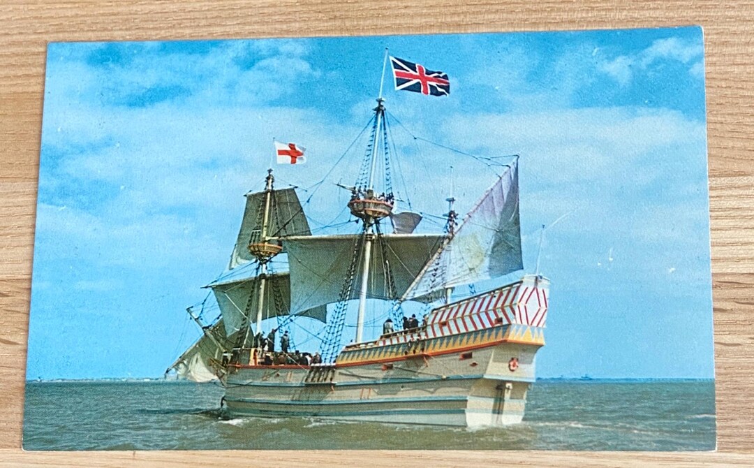 Susan Constant II Replica of Ship Jamestown in 1607 Postcard, American ...