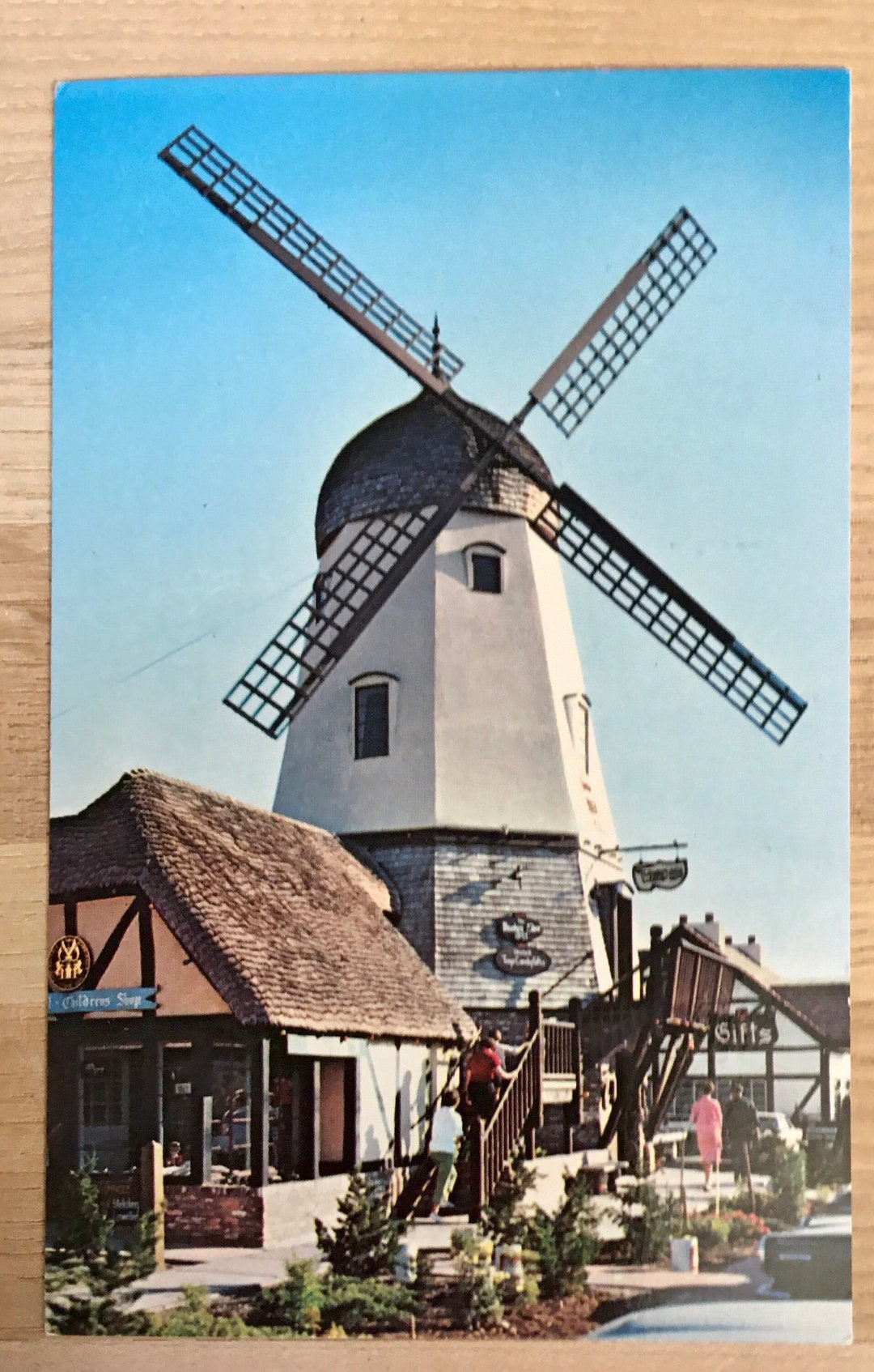 Windmill Vintage Color Postcard, Copenhagen Denmark Replica in Solvang ...