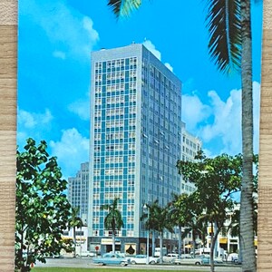 The New Miami Colonial Hotel Vintage Postcard, Unposted Florida ...