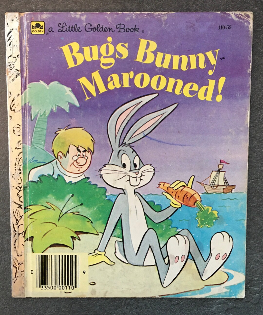 Bug's Bunny Marooned Little Golden Book Copyright 1983 by Warner Bros ...