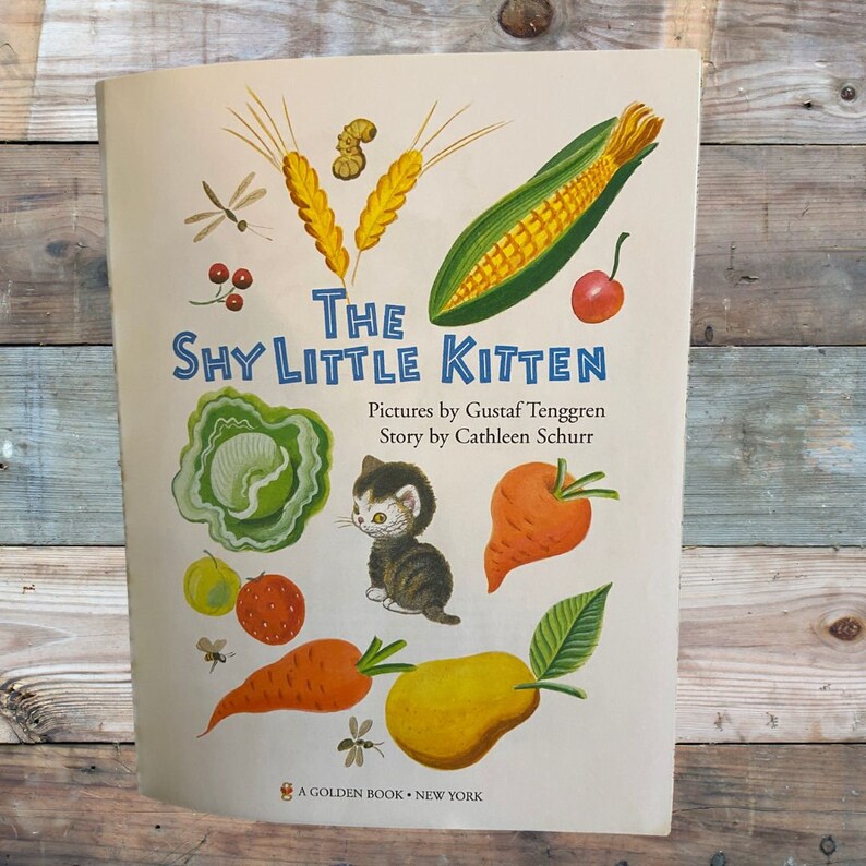 The Shy Little Kitten Little Golden Book 1974 Hardcover Collectible ...