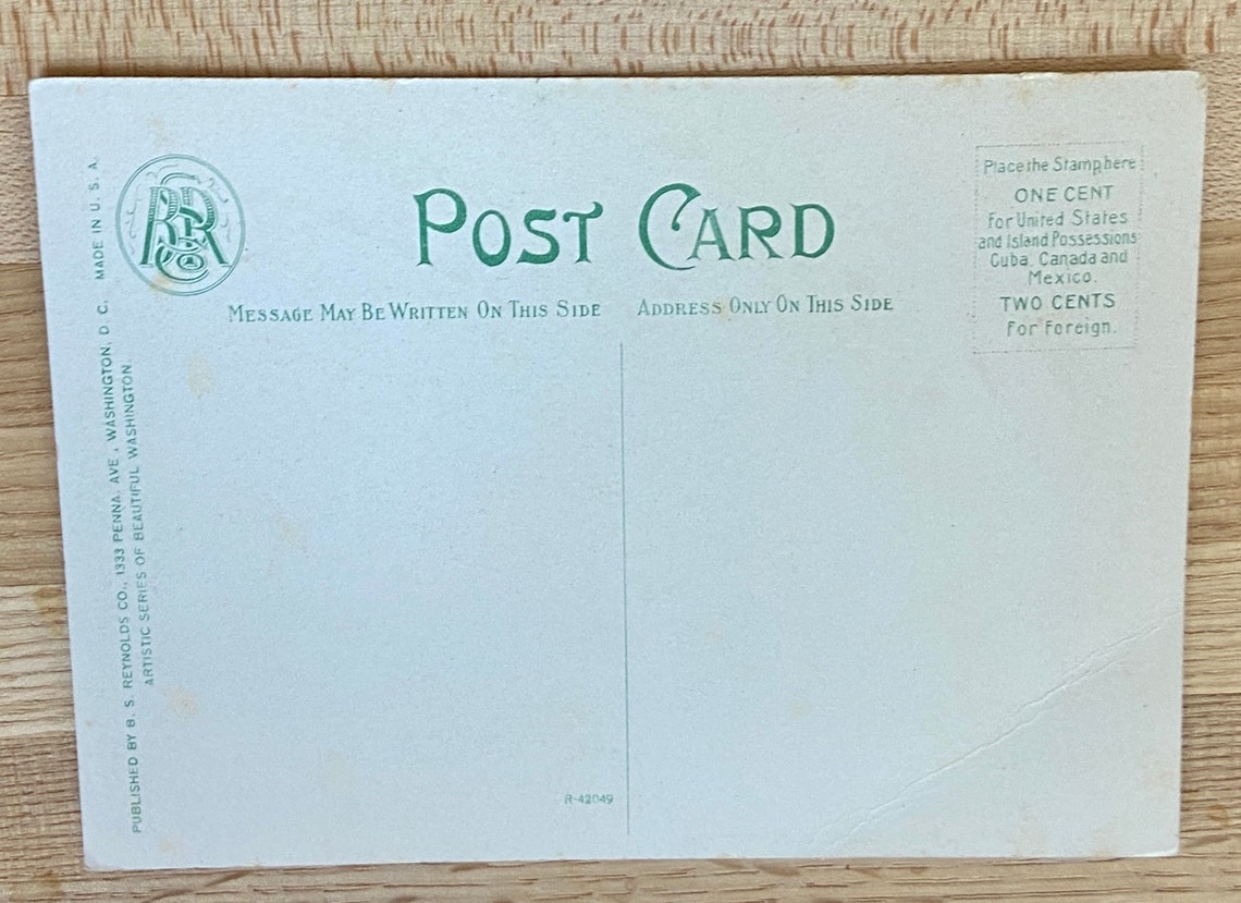 The United States Capital Washington DC Postcard, American Historical ...