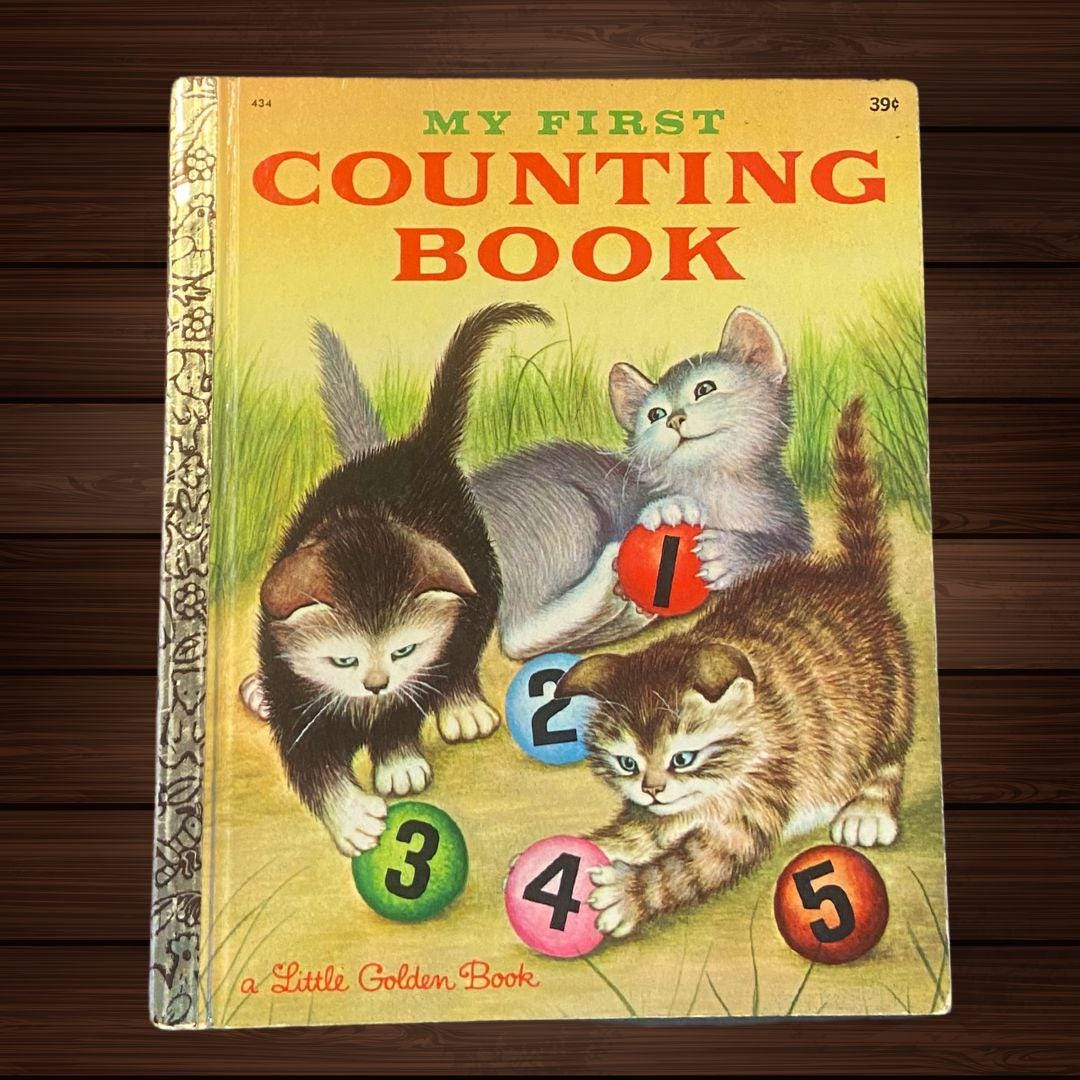 My First Counting Book Little Golden Book, 1957 Collectible Children's ...
