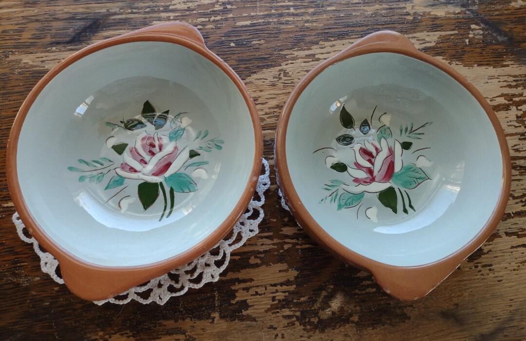 Vintage Stagle Pottery Bowl Set - Etsy