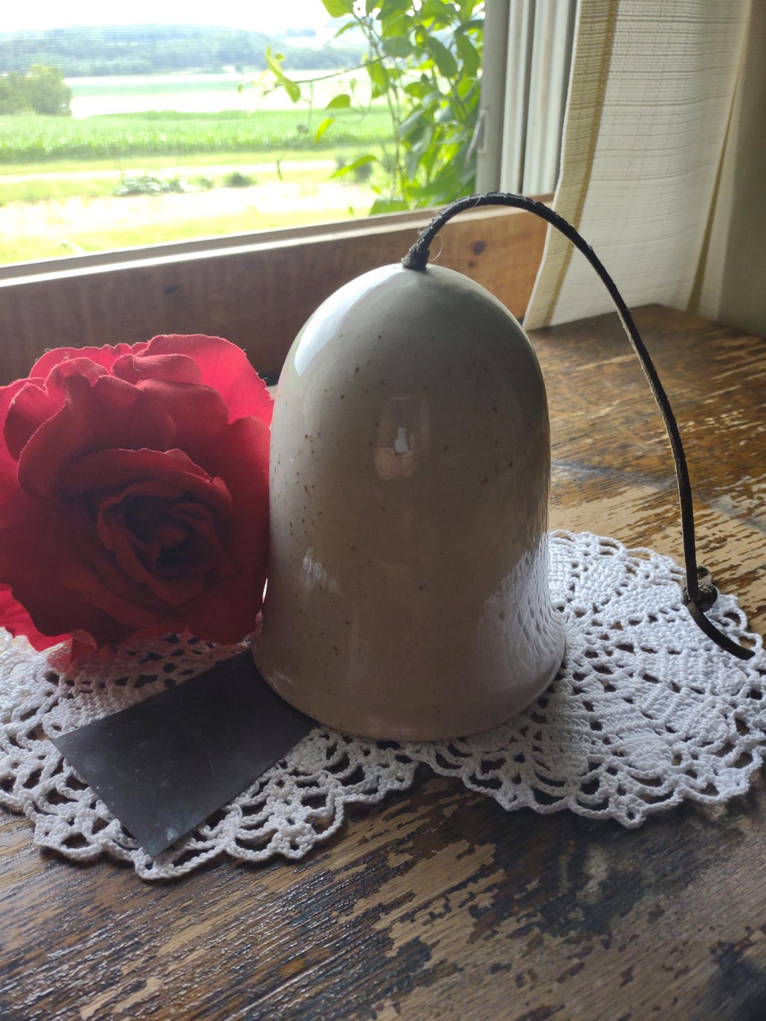 Vintage Colonial Ironstone Dinner Bell - Etsy