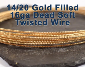 Twisted Gold Wire - Etsy