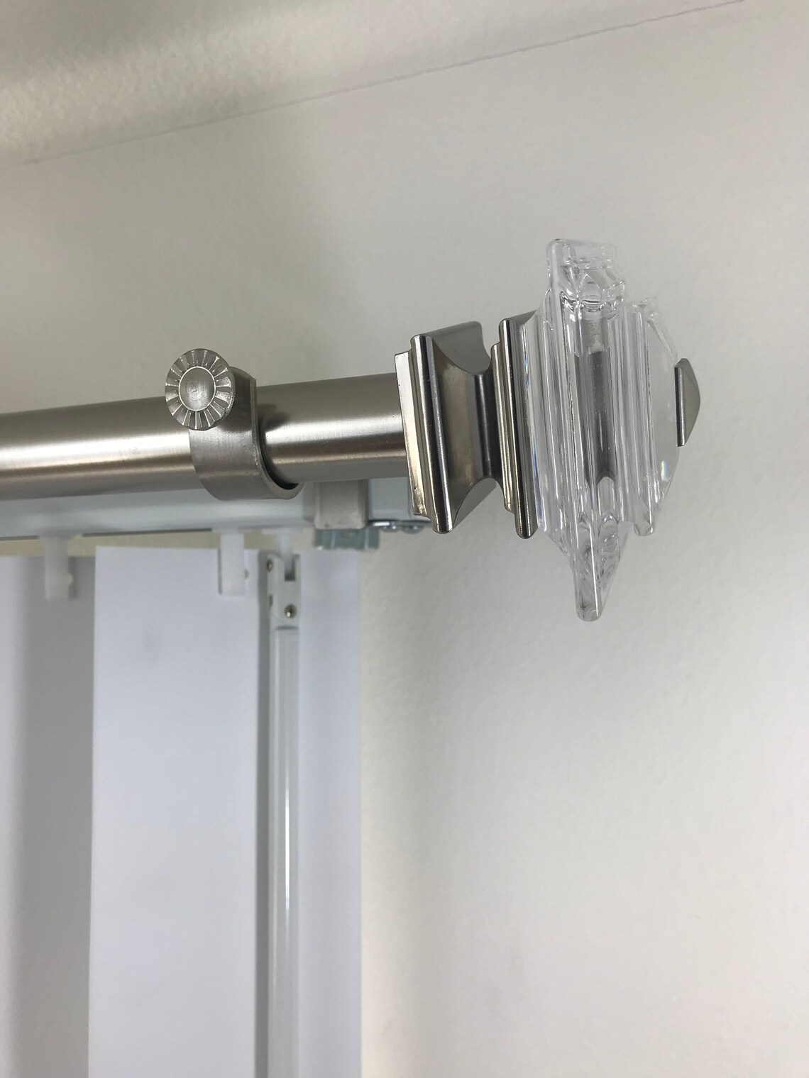 Nono Bracket - No Drill Curtain Rod Bracket Attachment Over Blinds (set ...