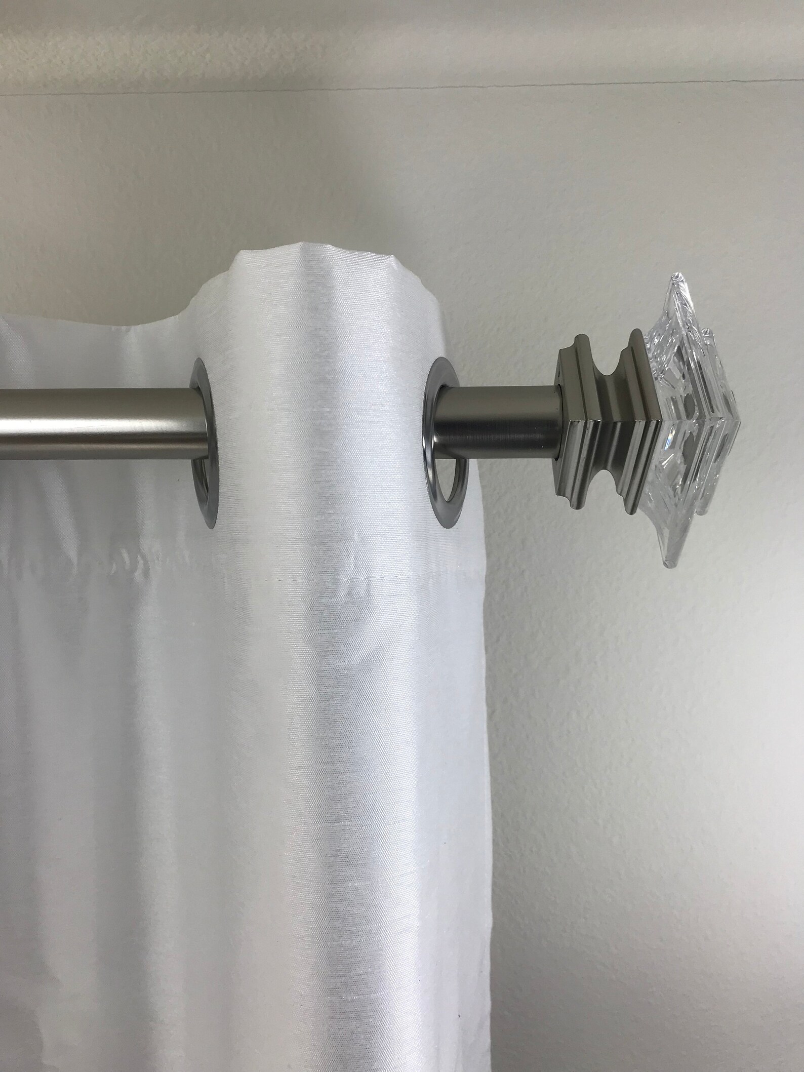 Nono Bracket - No Drill Curtain Rod Bracket Attachment Over Blinds (set ...