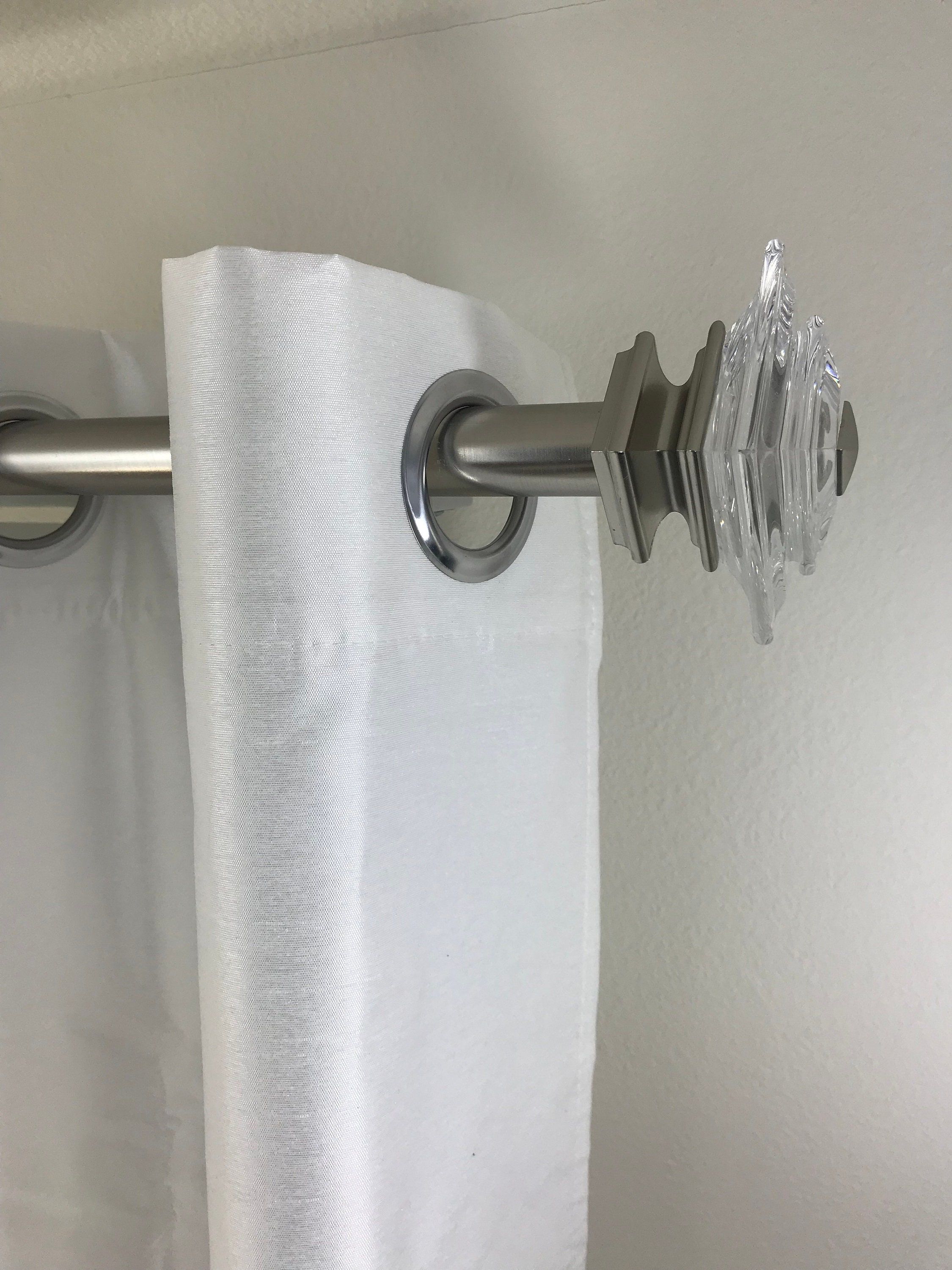 Nono Bracket - No Drill Curtain Rod Bracket Attachment Over Blinds (set ...