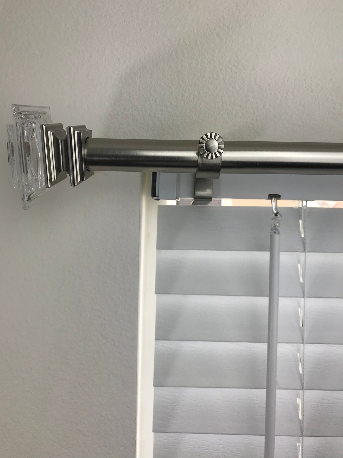 Nono Bracket XL - No Drill Curtain Rod Bracket Attachment for XL Inside ...