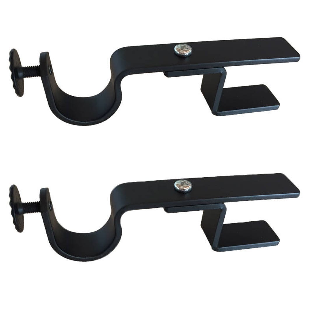 Nono Bracket No Drill Inside Mounted Blinds Curtain Rod Bracket ...