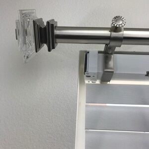 Nono Bracket XL - No Drill Curtain Rod Bracket Attachment for XL Inside ...