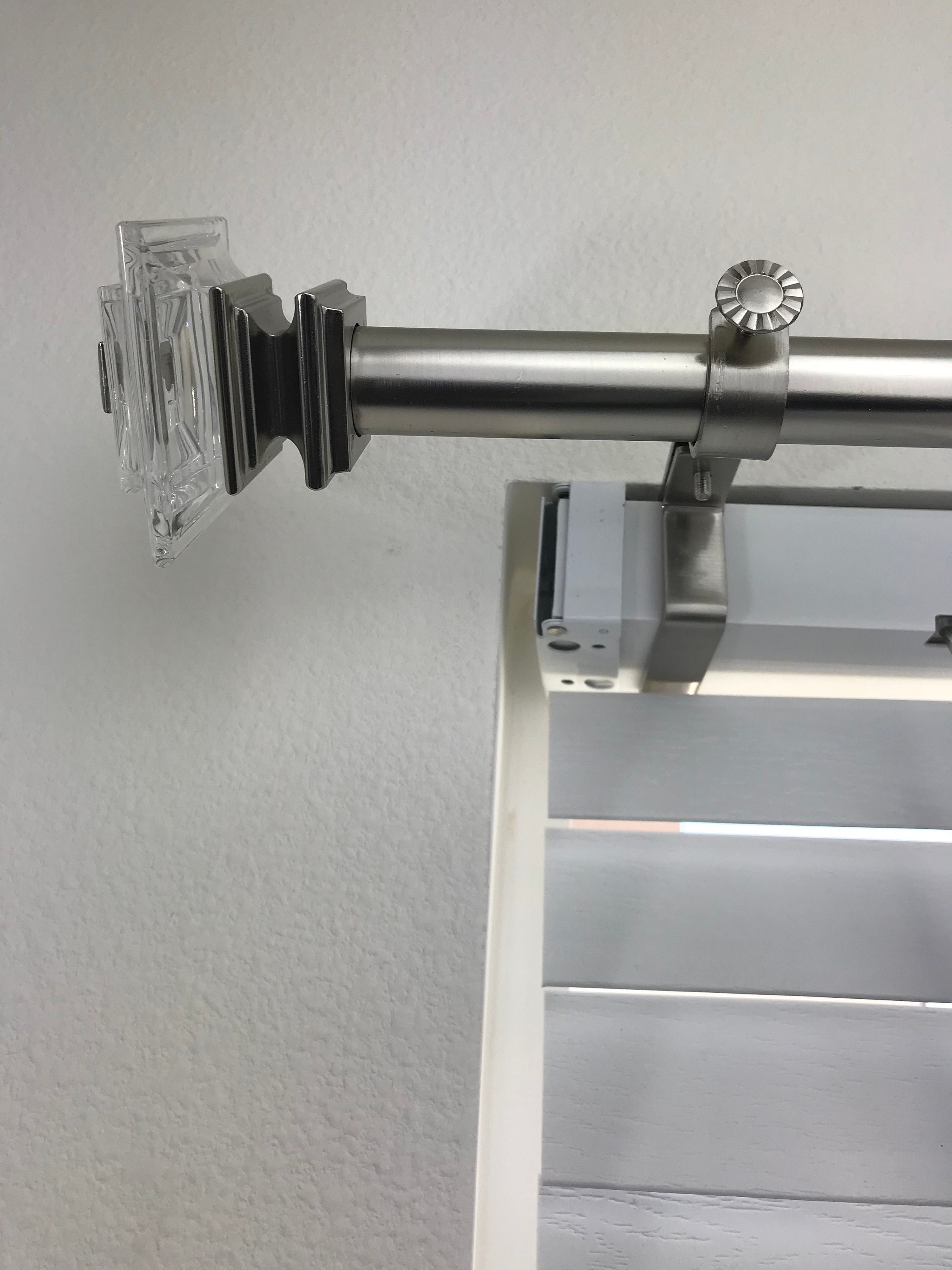 Nono Bracket XL - No Drill Curtain Rod Bracket Attachment for XL Inside ...
