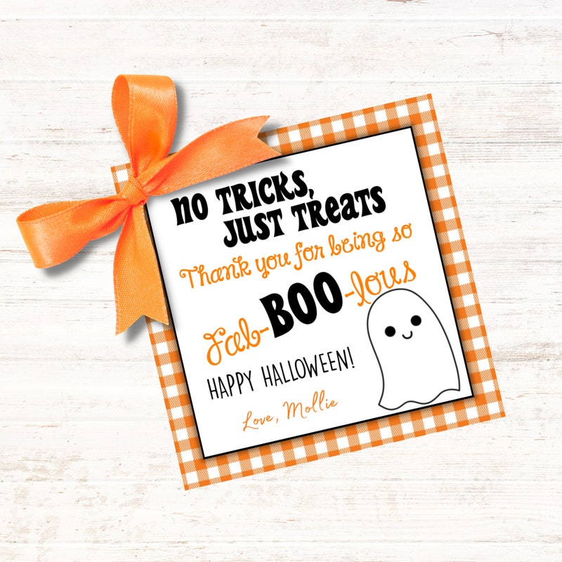 Halloween Love Treat Note - Etsy