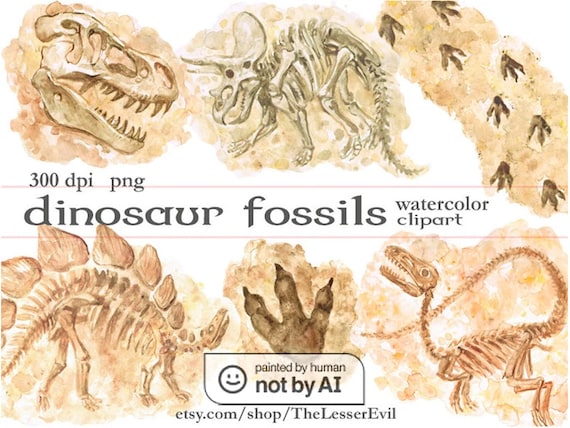 Dinosaur Fossils Clipart