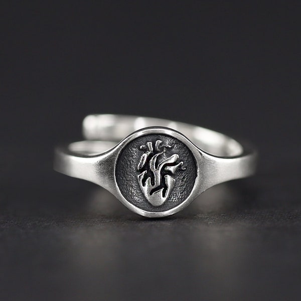 Human Heart Ring - Etsy