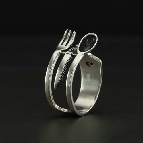 Kitchen Ring Sterling Silver Chef Ring Cook Ring Spoon - Etsy